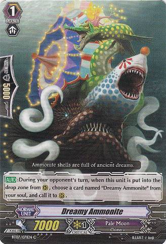 Dreamy Ammonite (2626) - Cardfight Vanguard Card Database