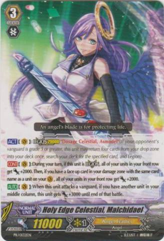 Holy Edge Celestial, Malchidael (3999) - Cardfight Vanguard Card Database