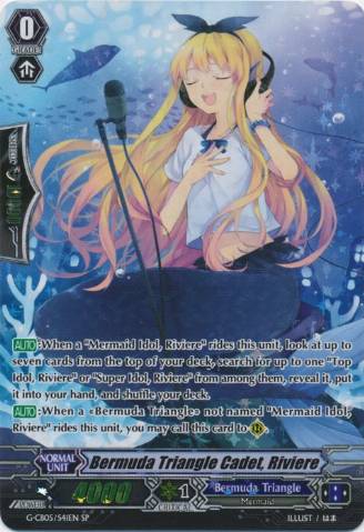 Bermuda Triangle Cadet, Riviere (736) - Cardfight Vanguard Card Database