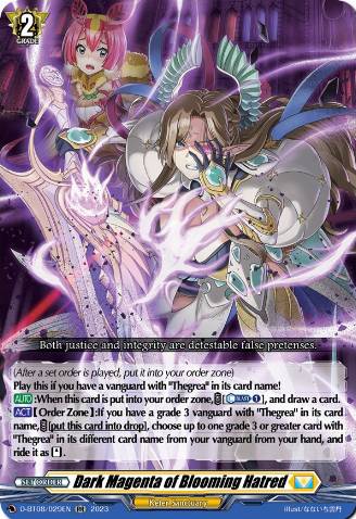Dark Magenta of Blooming Hatred (863136) - Cardfight Vanguard Card Database