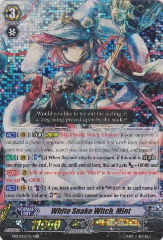 White Snake Witch, Mint (8778) - Cardfight Vanguard Card Database