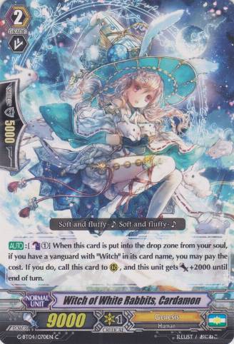 Witch of White Rabbits, Cardamon (8900) - Cardfight Vanguard Card Database