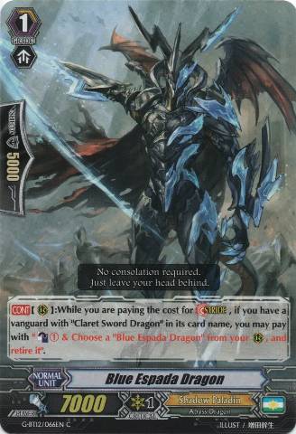 V Claret Sword Dragon - VanguardCard
